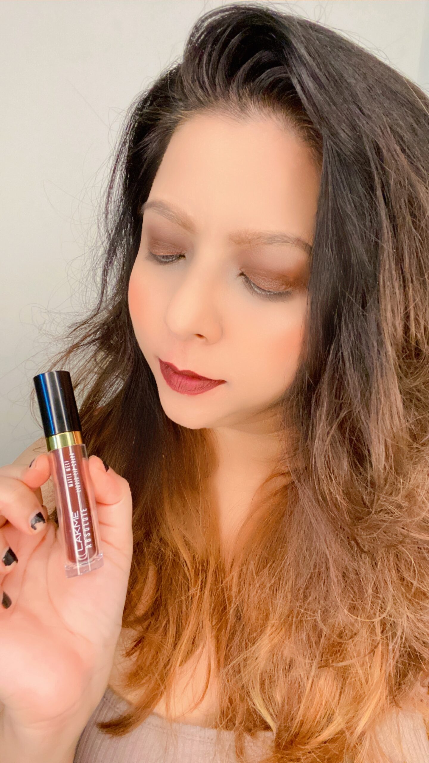 Lakme Absolute Matte Melt Lip Color Wine N Dine - makeupadda